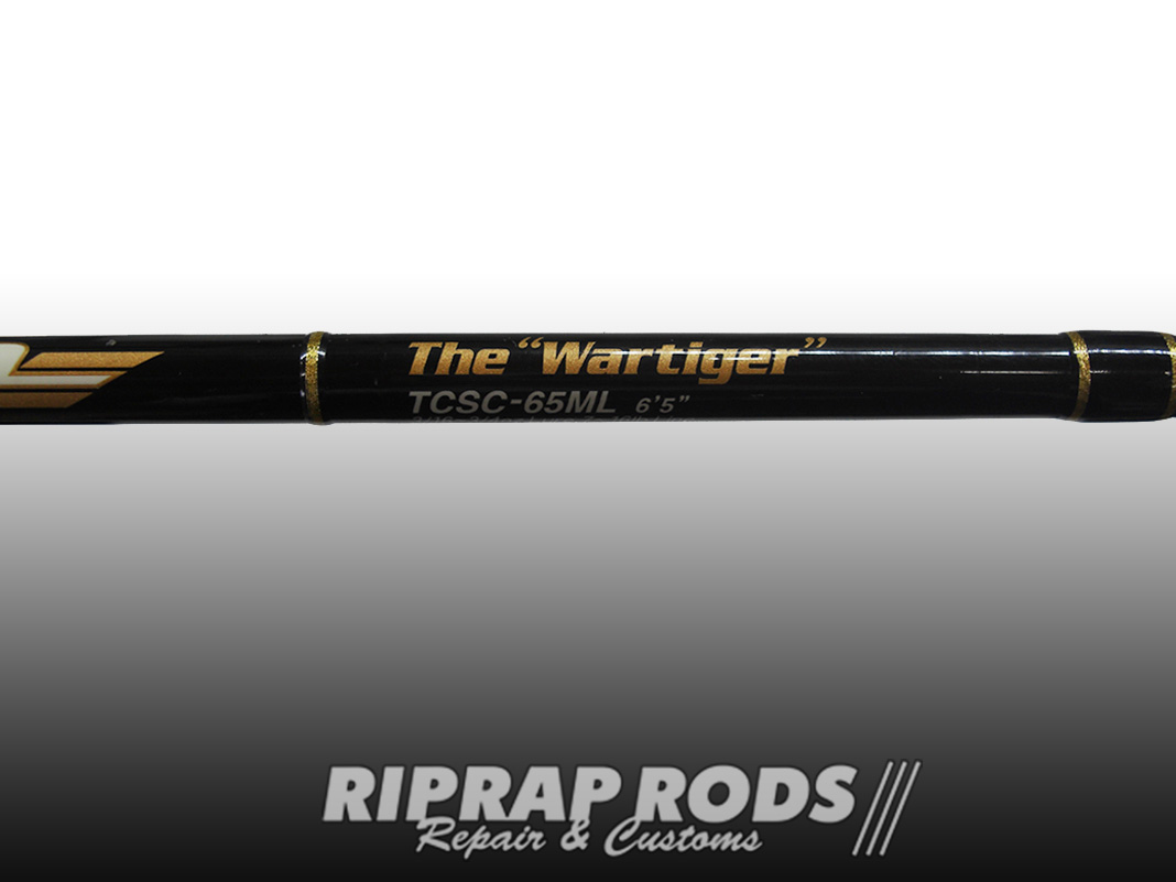 エバーグリーン ザ・ワータイガー グリップ交換 (ロッドカスタム日記 #47)